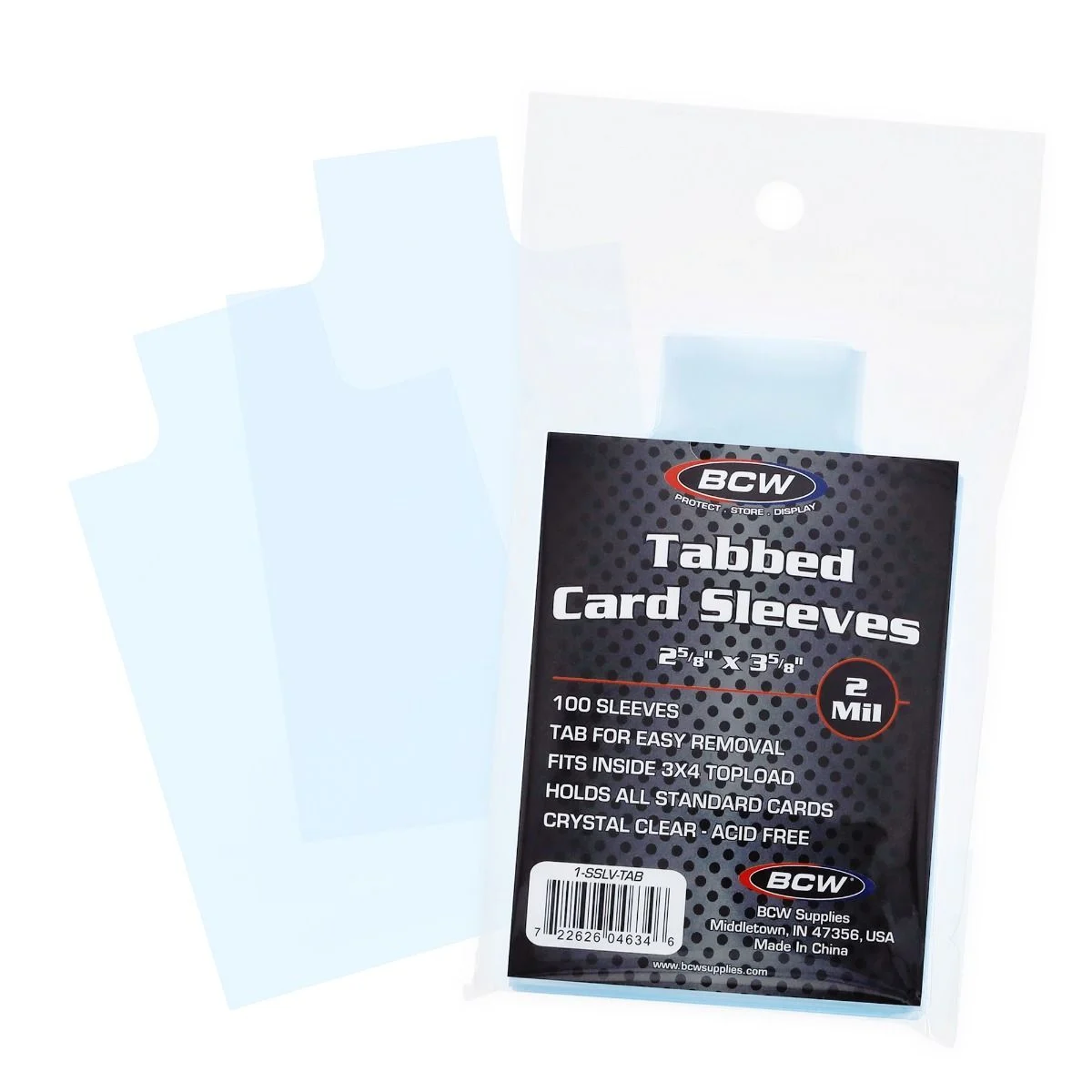 Standard Card Sleeves – Tab – D&S SPORTS CARDS